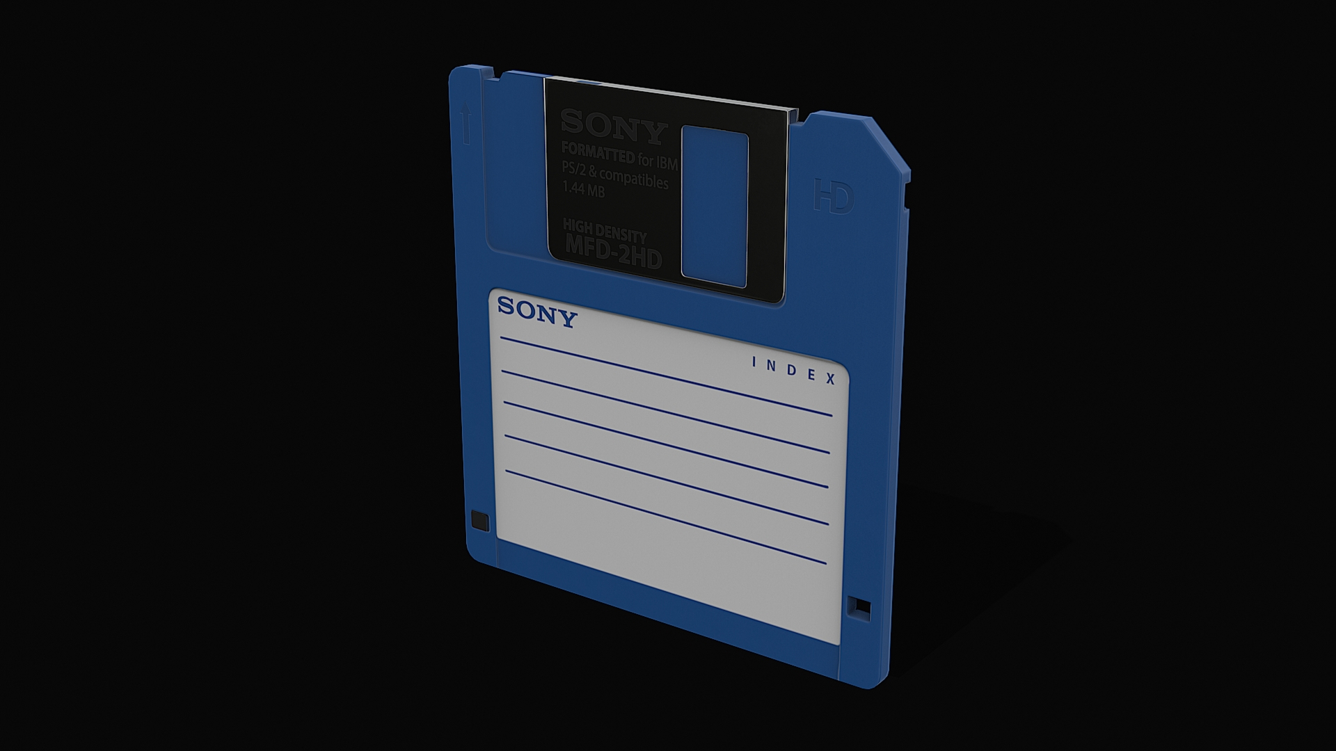 3D Model Sony Floppy Disk - TurboSquid 2217174