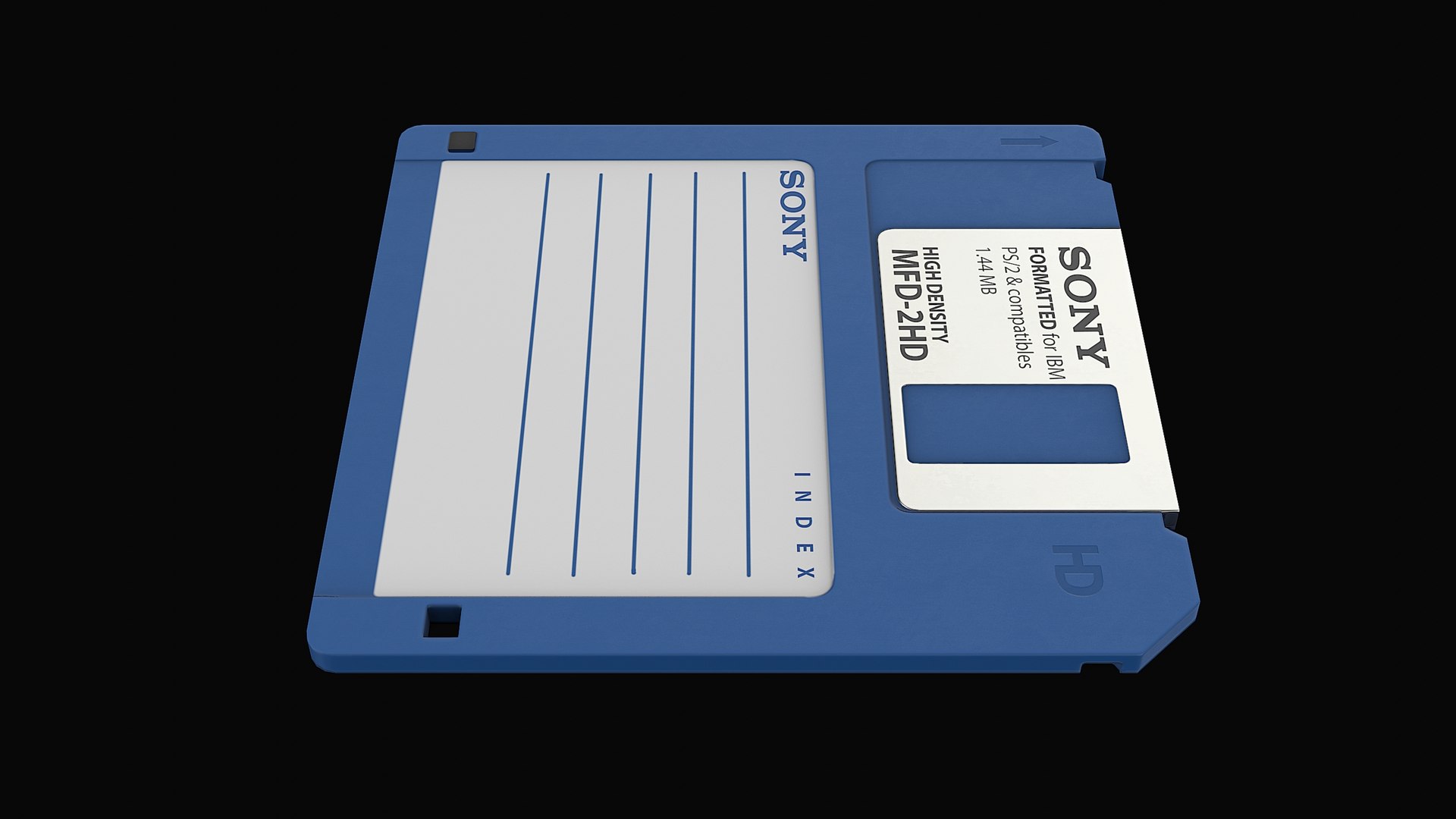 3D Model Sony Floppy Disk - TurboSquid 2217174