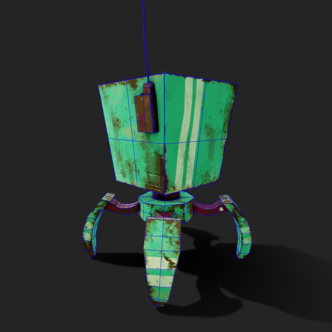 3D Spider Robot Dirty Model - TurboSquid 1719905