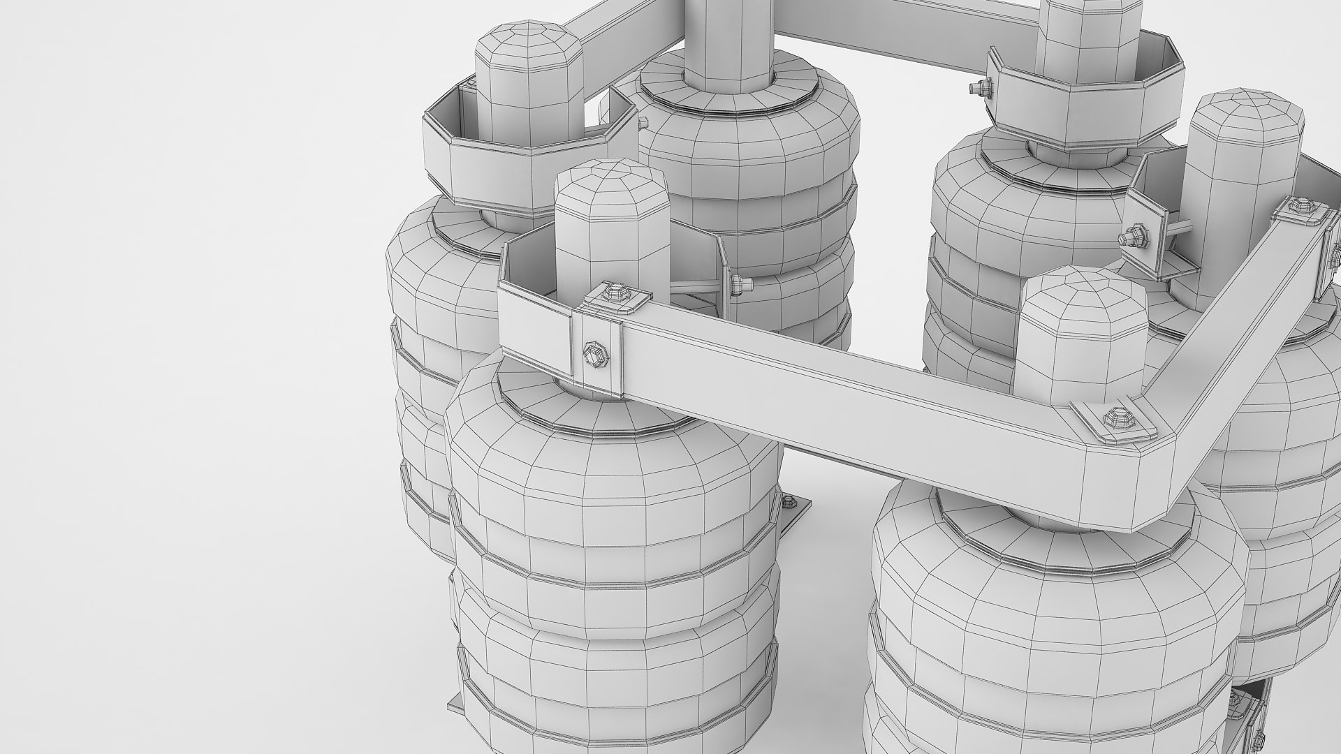 Safety Roller Barrier 3D Model - TurboSquid 1622482