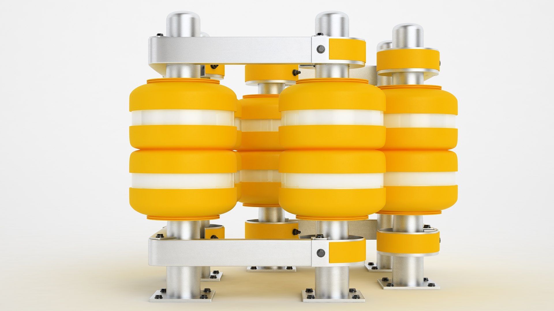 Safety Roller Barrier 3D Model - TurboSquid 1622482