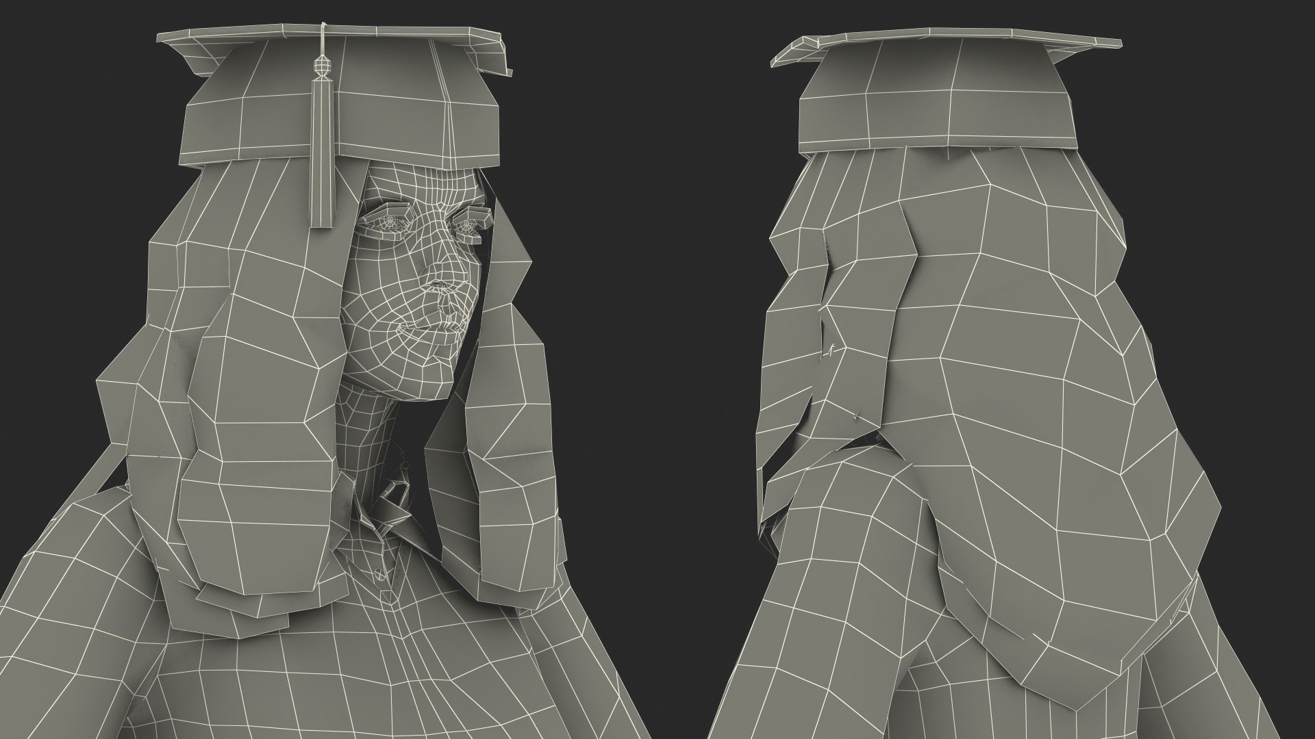 Free Female Graduate Student T 3D Model - TurboSquid 1615453