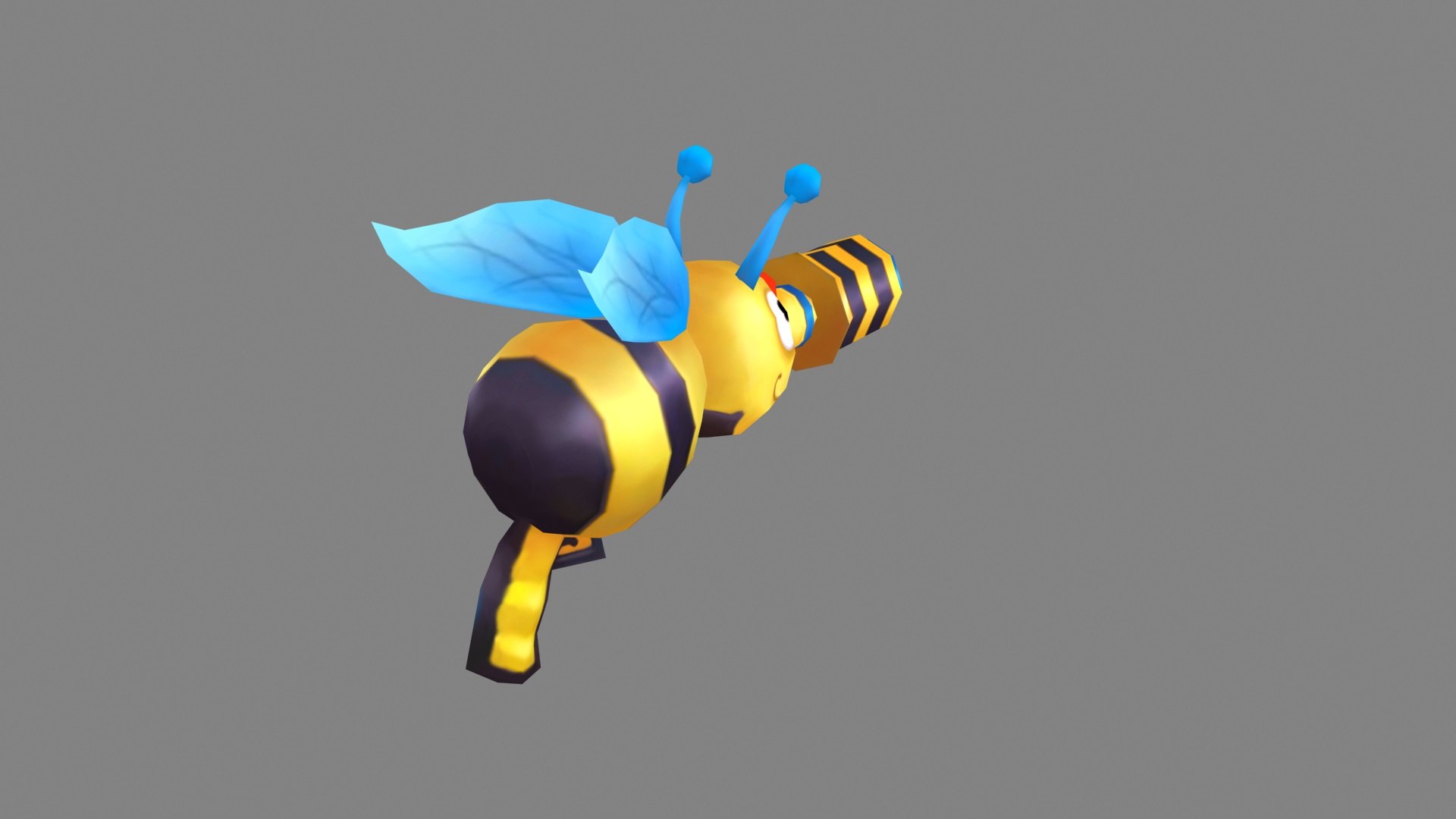 Cartoon Bee Toy Gun - Water Gun 3D Model - TurboSquid 2276862