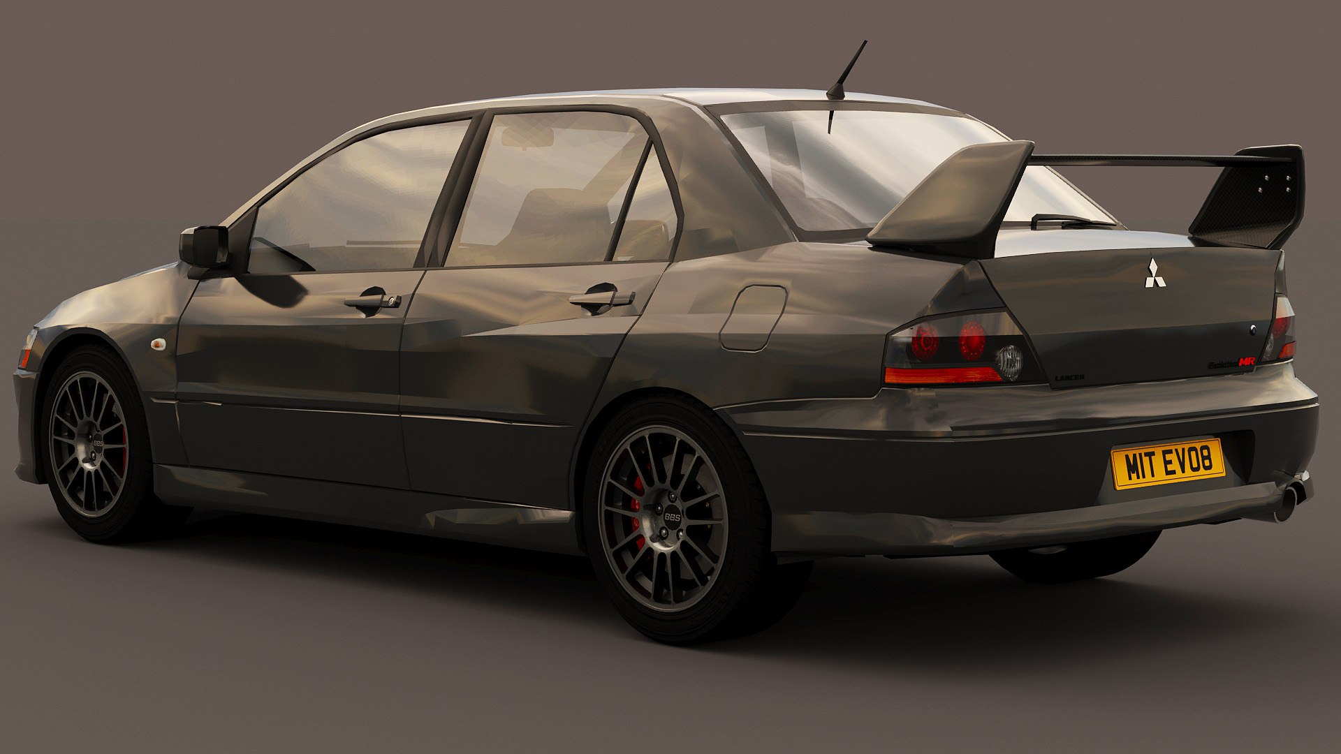 3D Model Mitsubishi Lancer Evolution Evo 8 Mr 2004 - TurboSquid 2195520