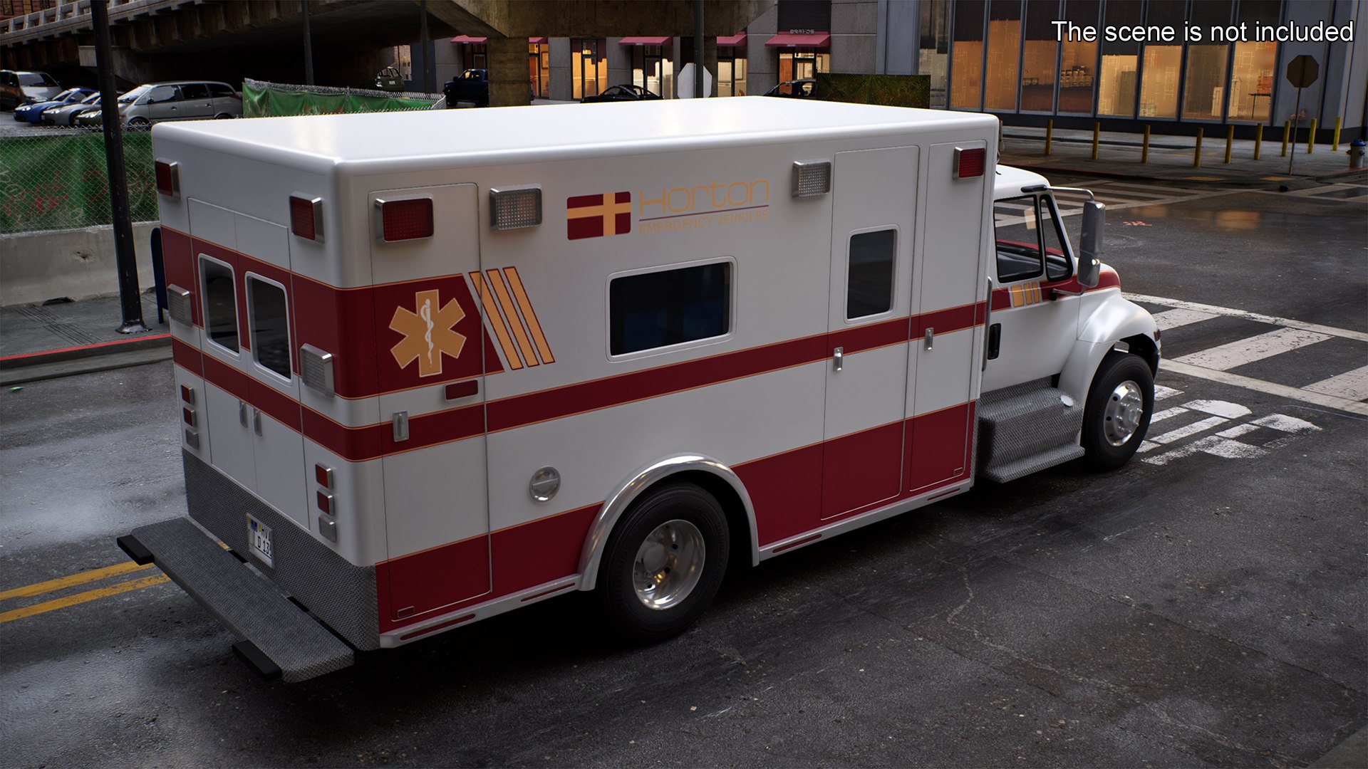 International Durastar Medical Services Unit Rigged for Cinema 4D 3D ...