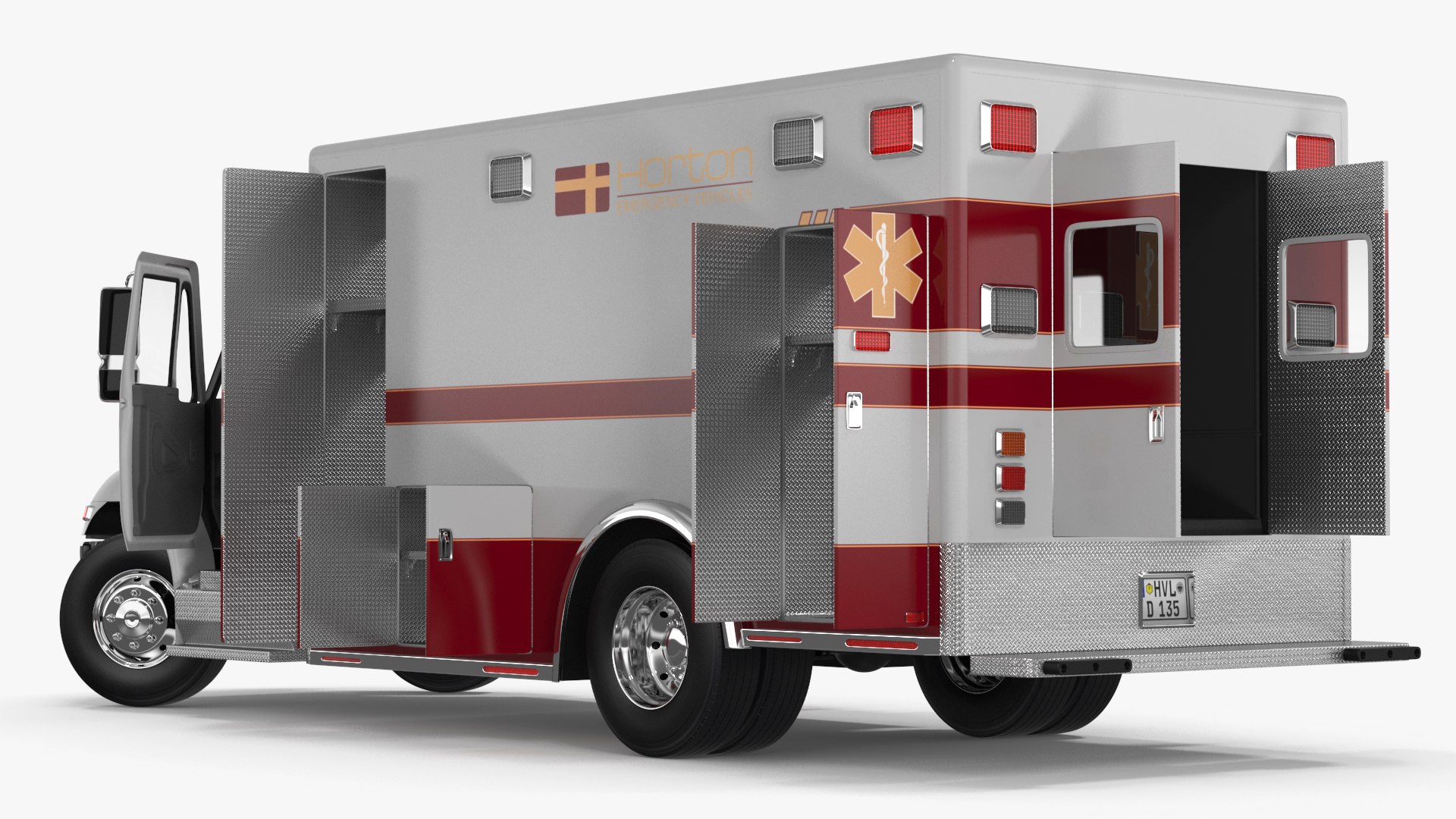 International Durastar Medical Services Unit Rigged for Cinema 4D 3D ...