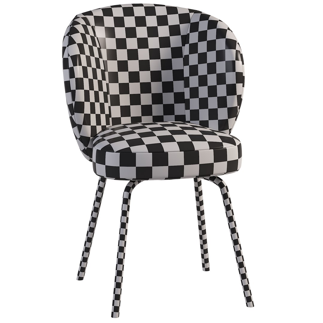 3D Dining Chair Modern Model - TurboSquid 1709373