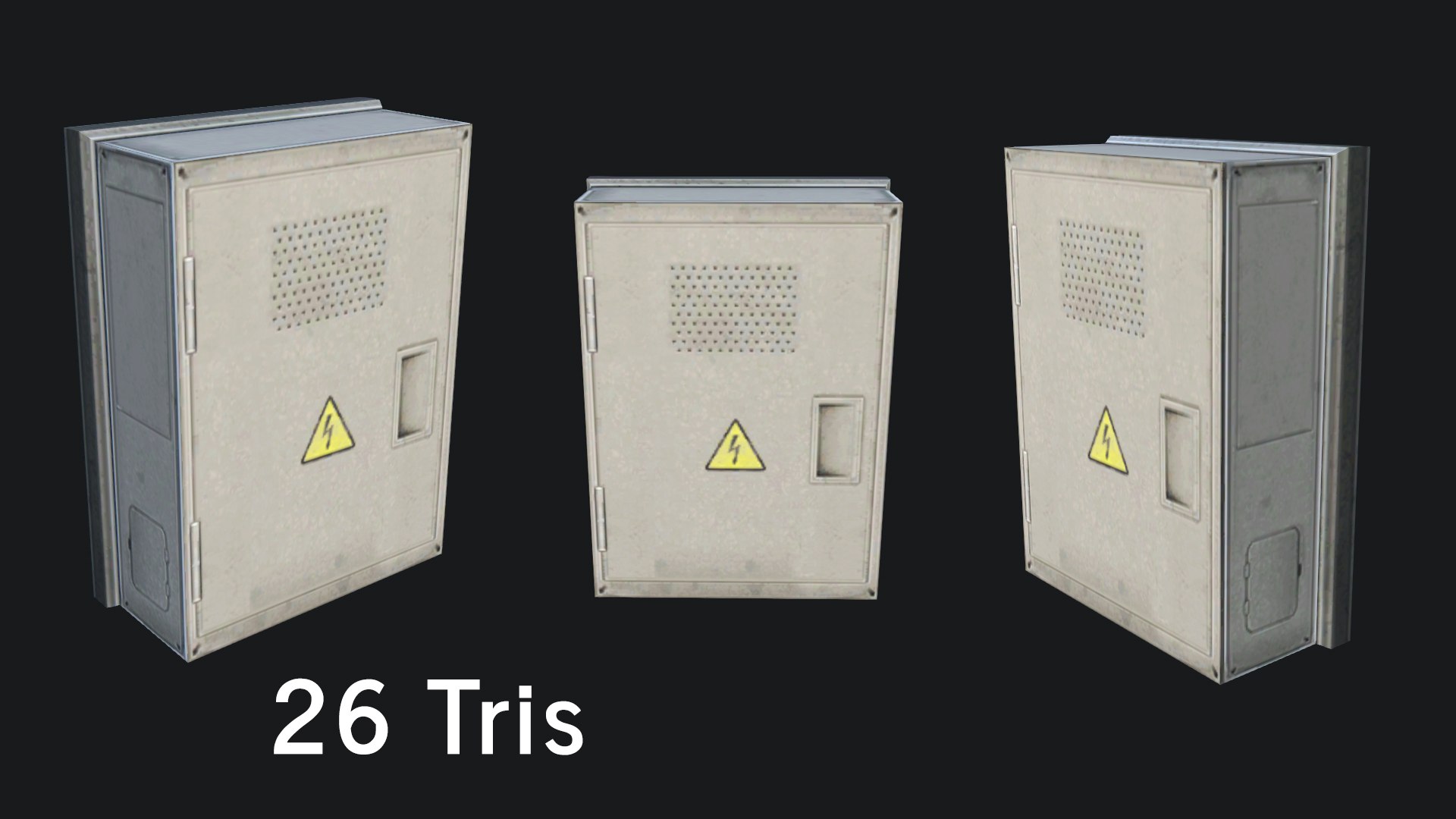 3D utility box 07 model - TurboSquid 1159474