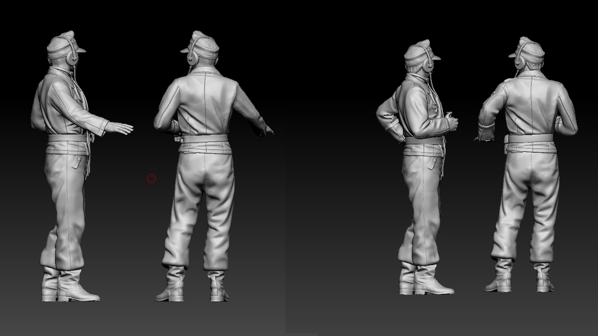 3D German Officers - TurboSquid 1550811