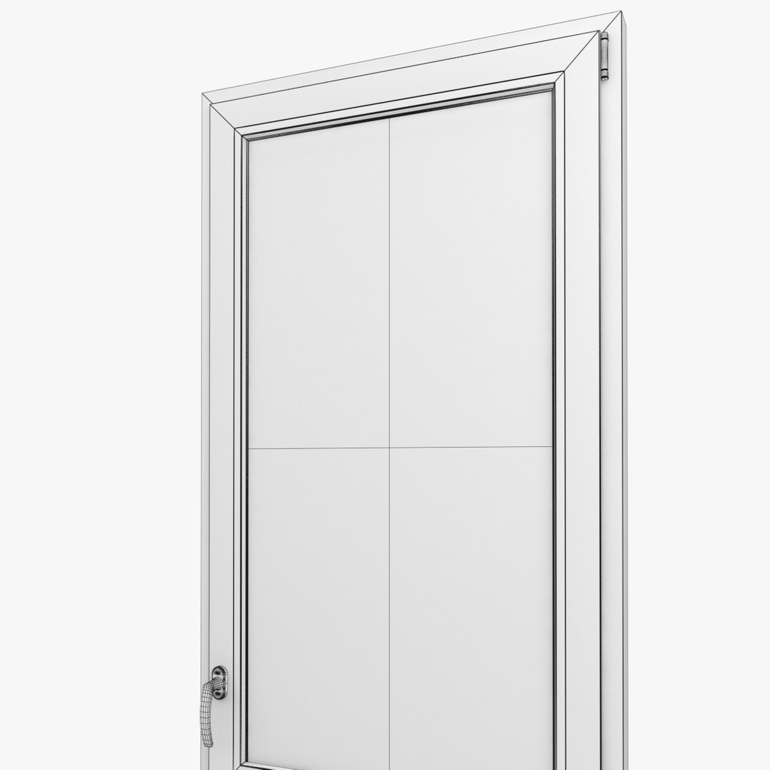 Modern Pvc Door 3d Model