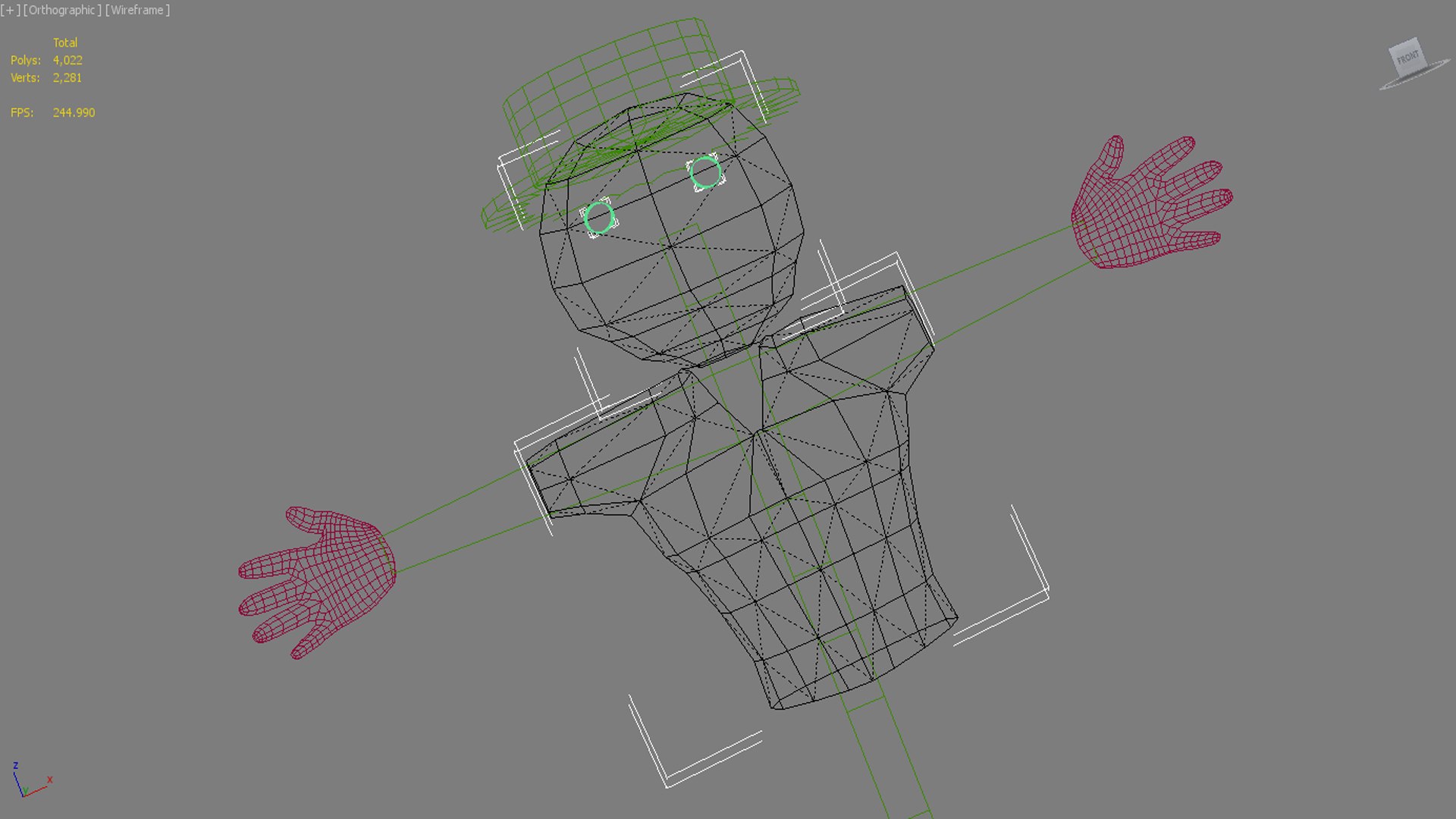 Basic Scare Crow Model - TurboSquid 1749717