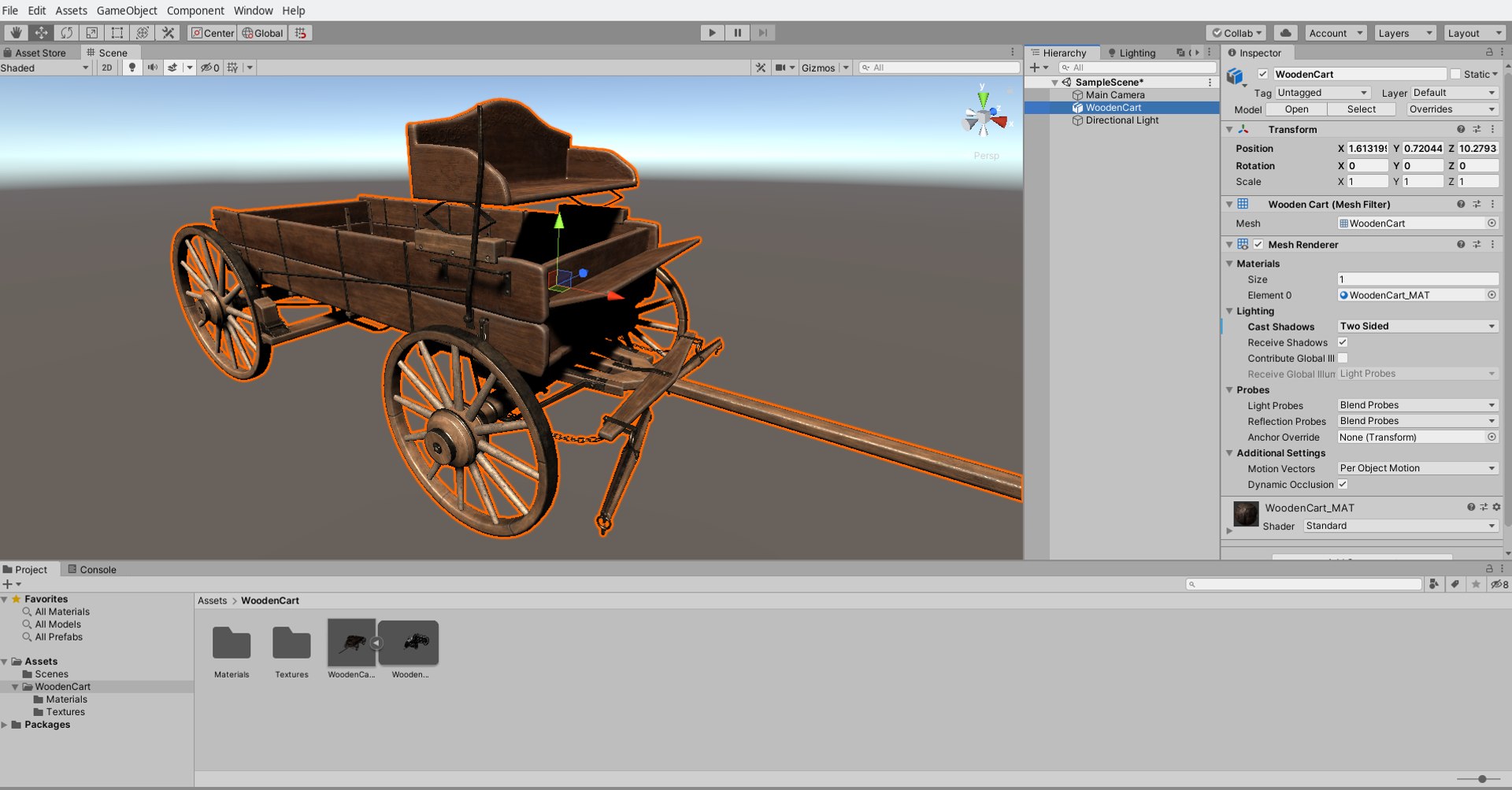 Wooden Cart 3D - TurboSquid 1697182