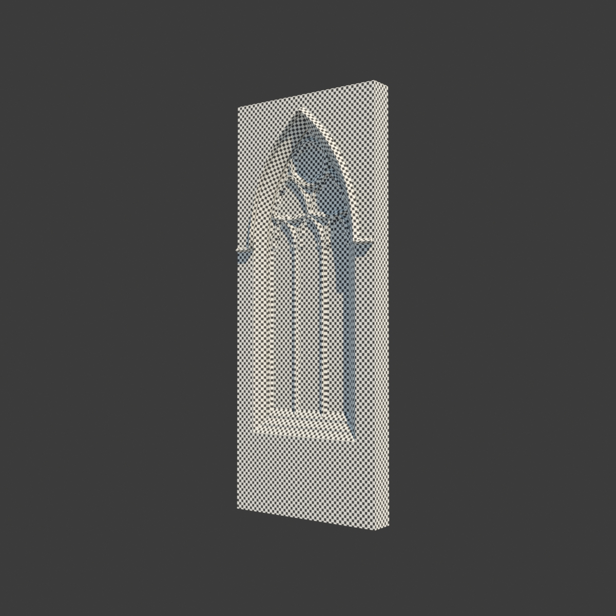 medieval gothic 5 windows 3d model