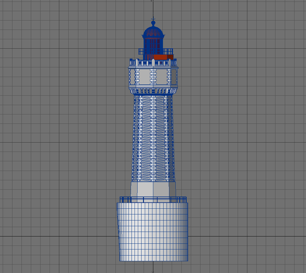 3d model la jument lighthouse