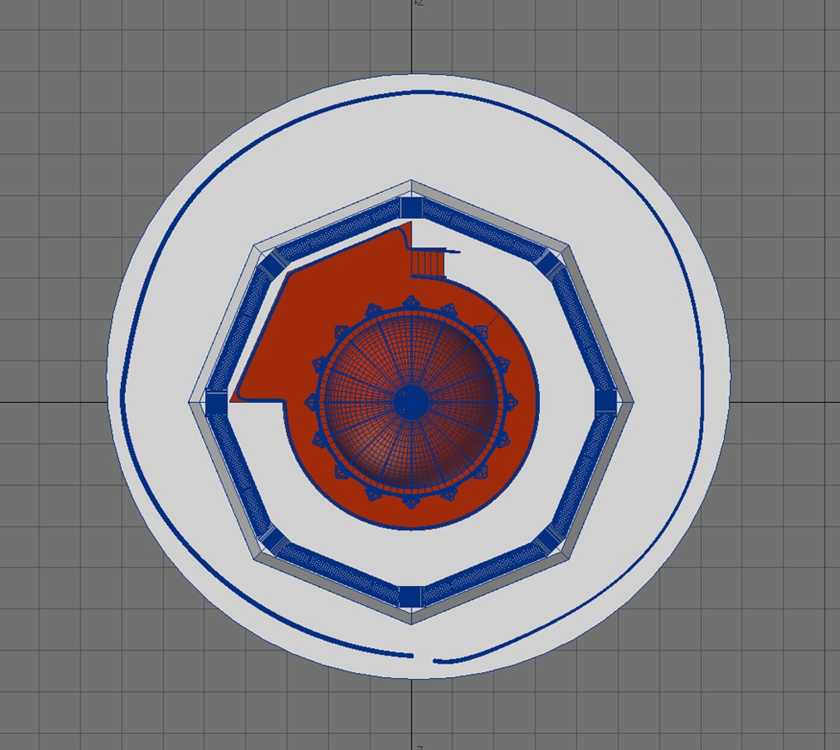 3d Model La Jument Lighthouse