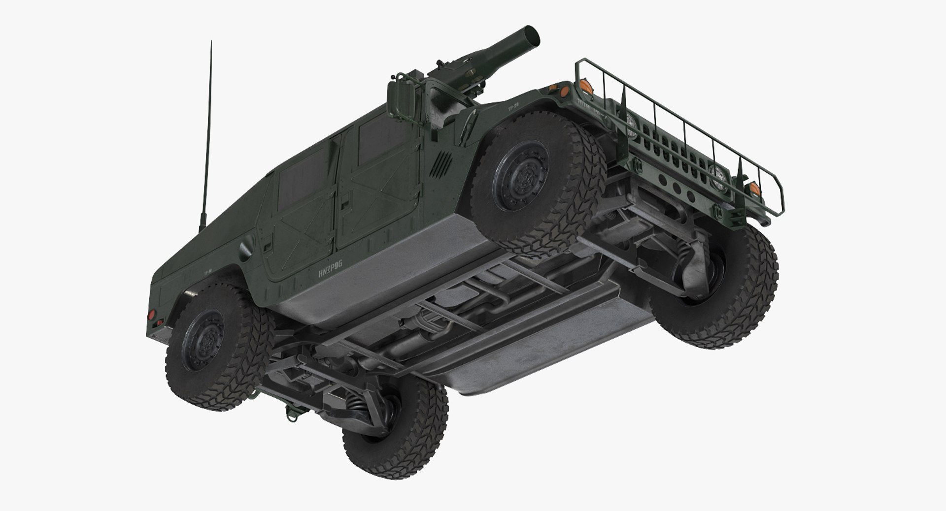 hmmwv tow missile carrier 3d max