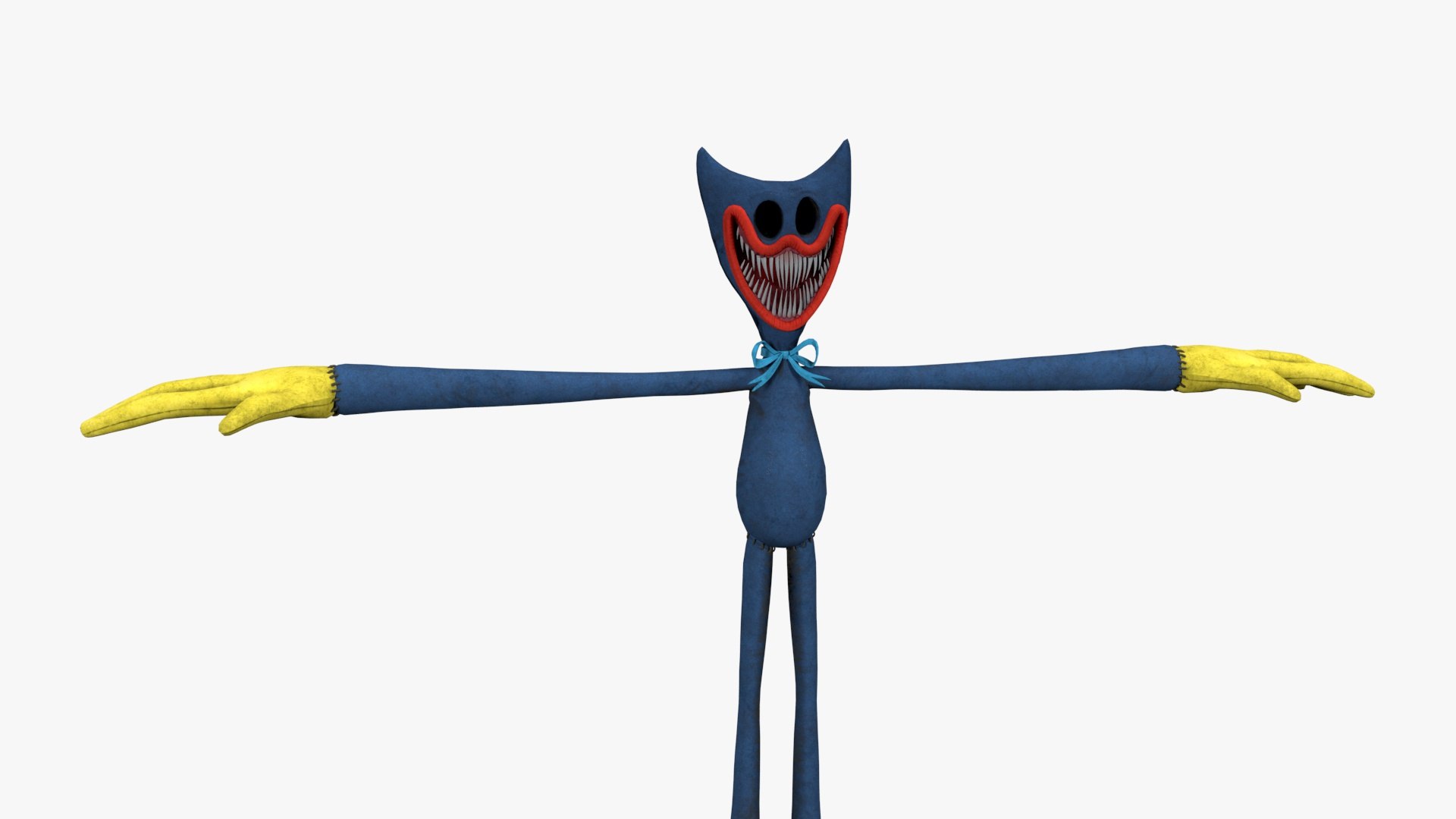 Nightmare Huggy Wuggy 3D Model - TurboSquid 2404989