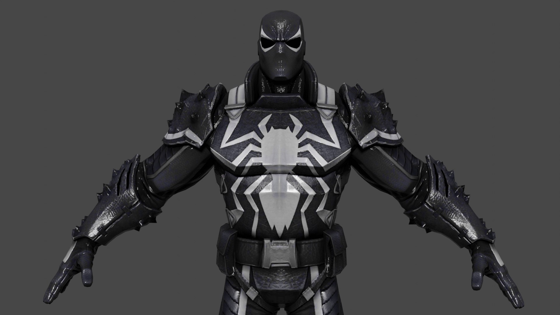 3D Flash Thompson Venom Model - TurboSquid 2439651