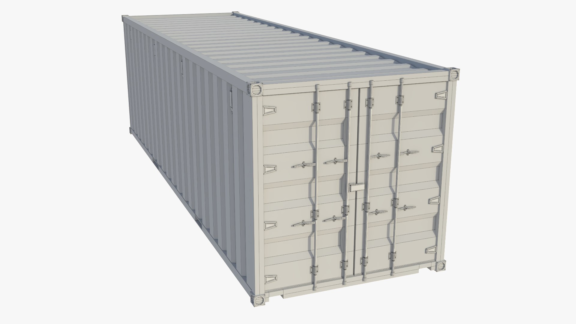 3D Model Cargo Container 01 Var 2 - TurboSquid 2190622