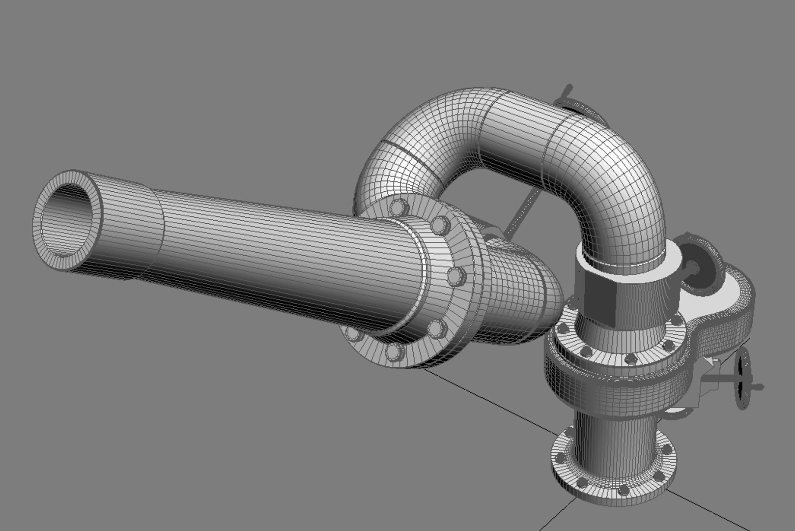 Oscillating Monitor 3d Max