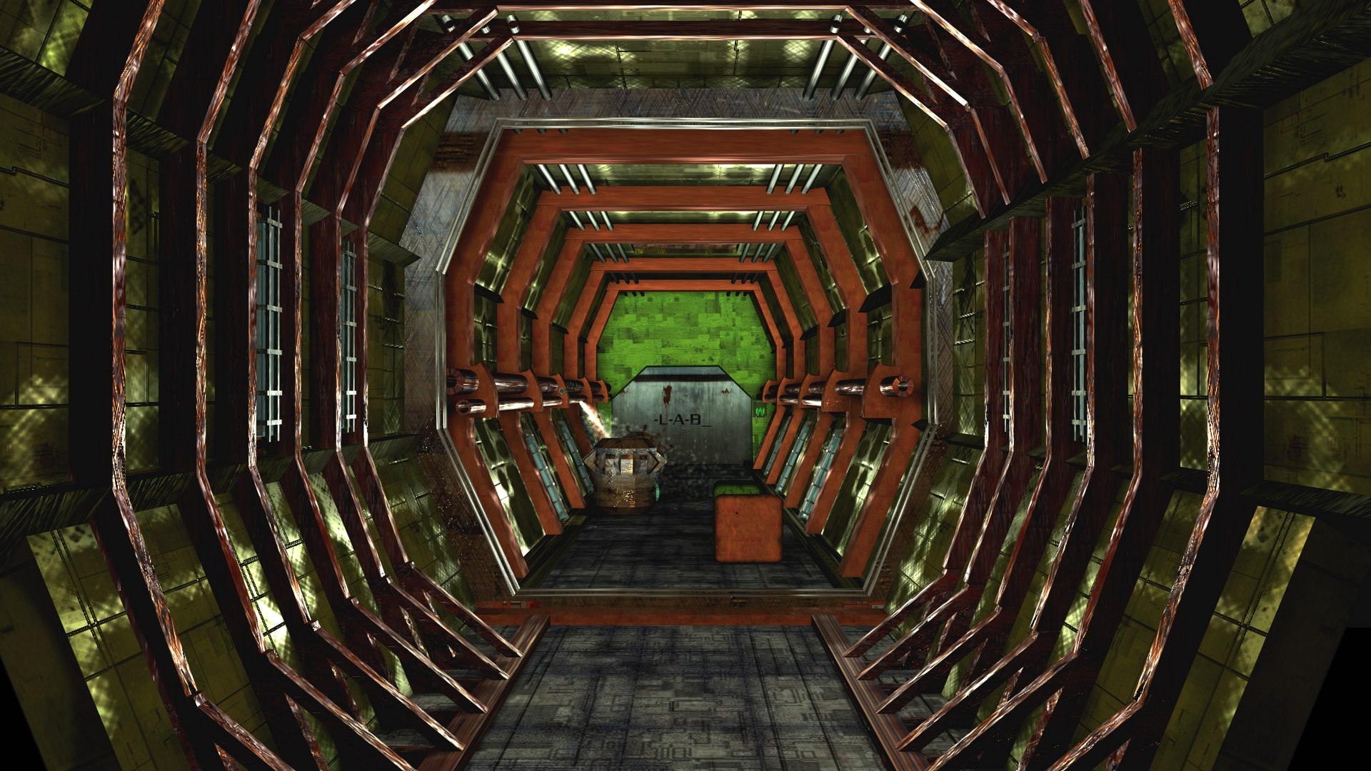 Science Fiction Corridor 3d Max