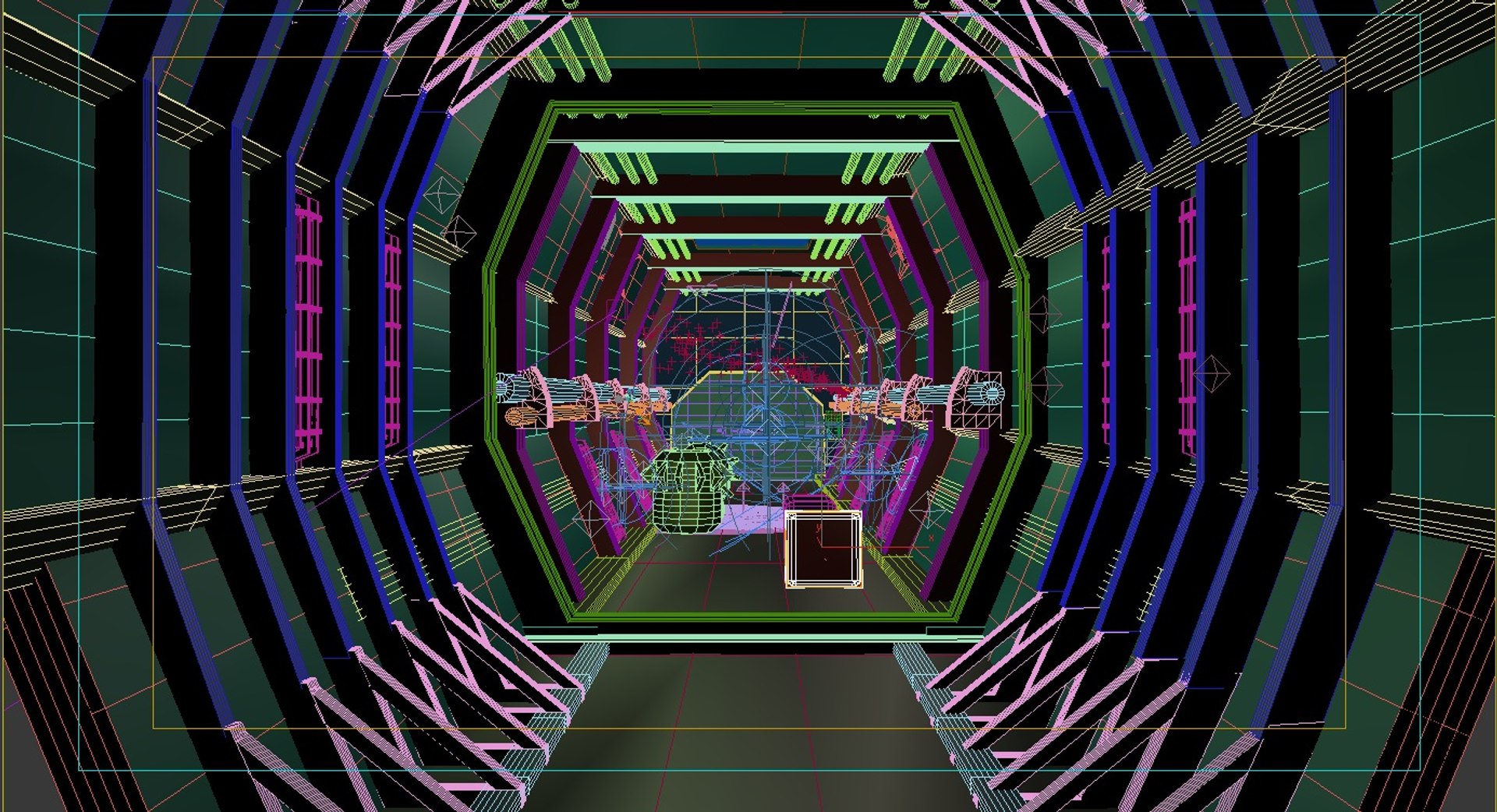 Science Fiction Corridor 3d Max