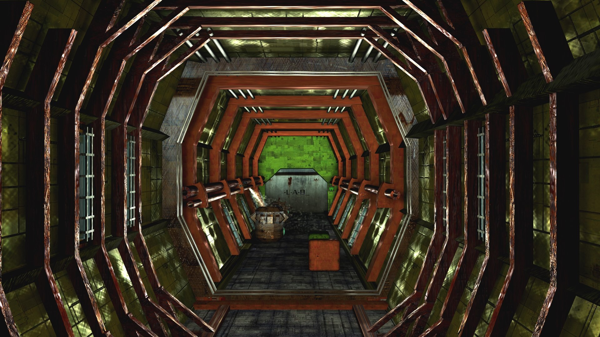 Science Fiction Corridor 3d Max