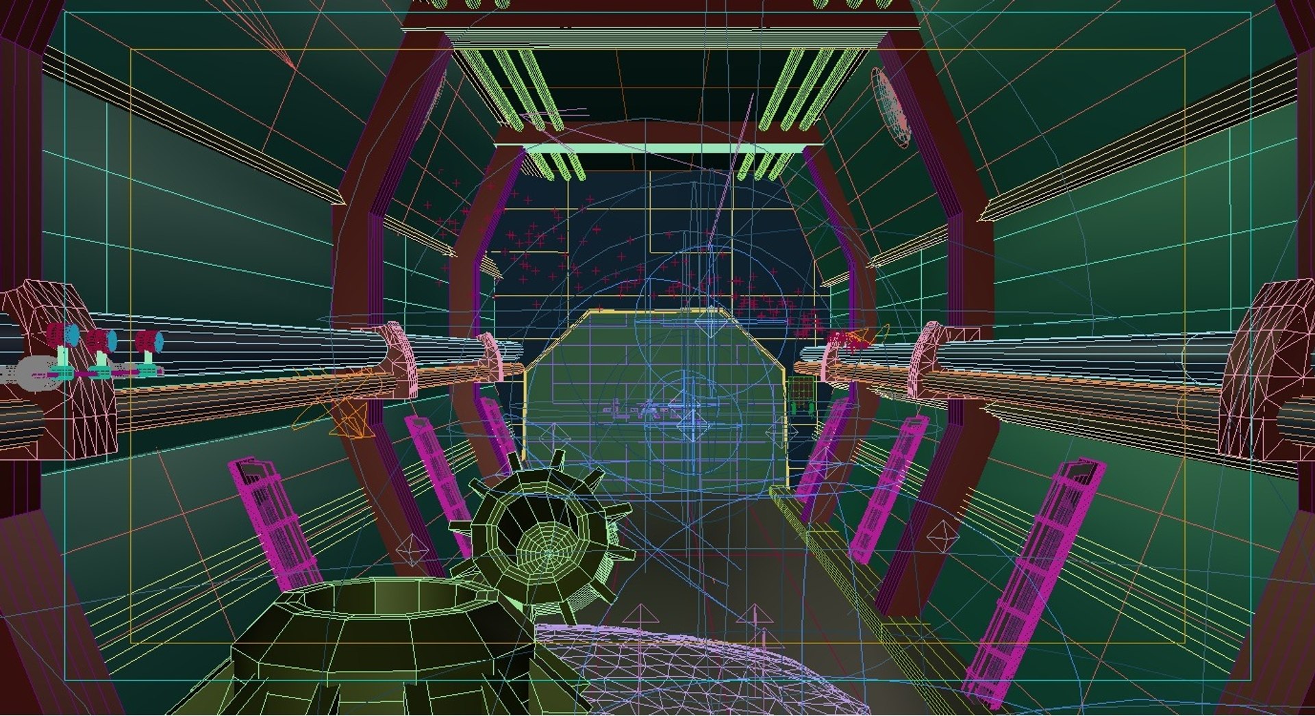 Science Fiction Corridor 3d Max