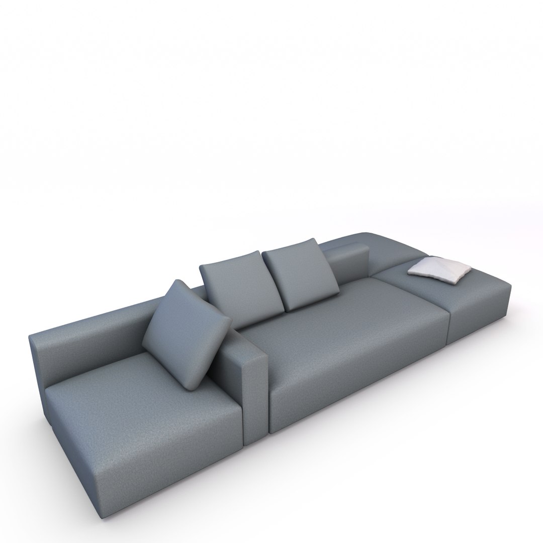 3d lounge sofa model