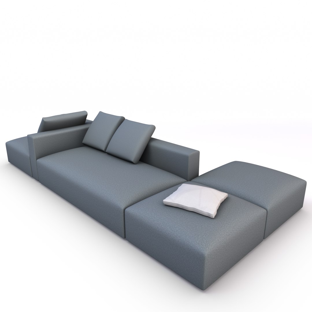 3d lounge sofa model