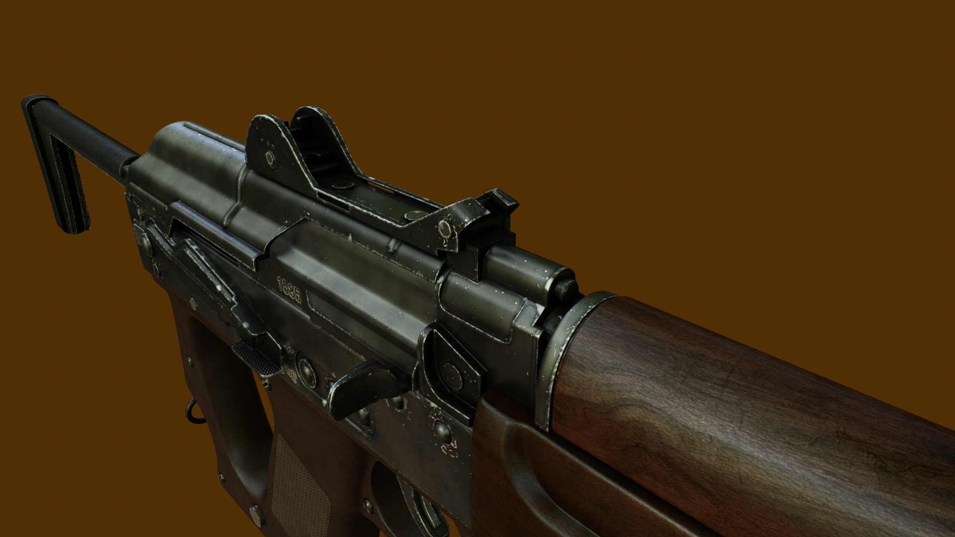 3d 9mm Smg Gepard Model