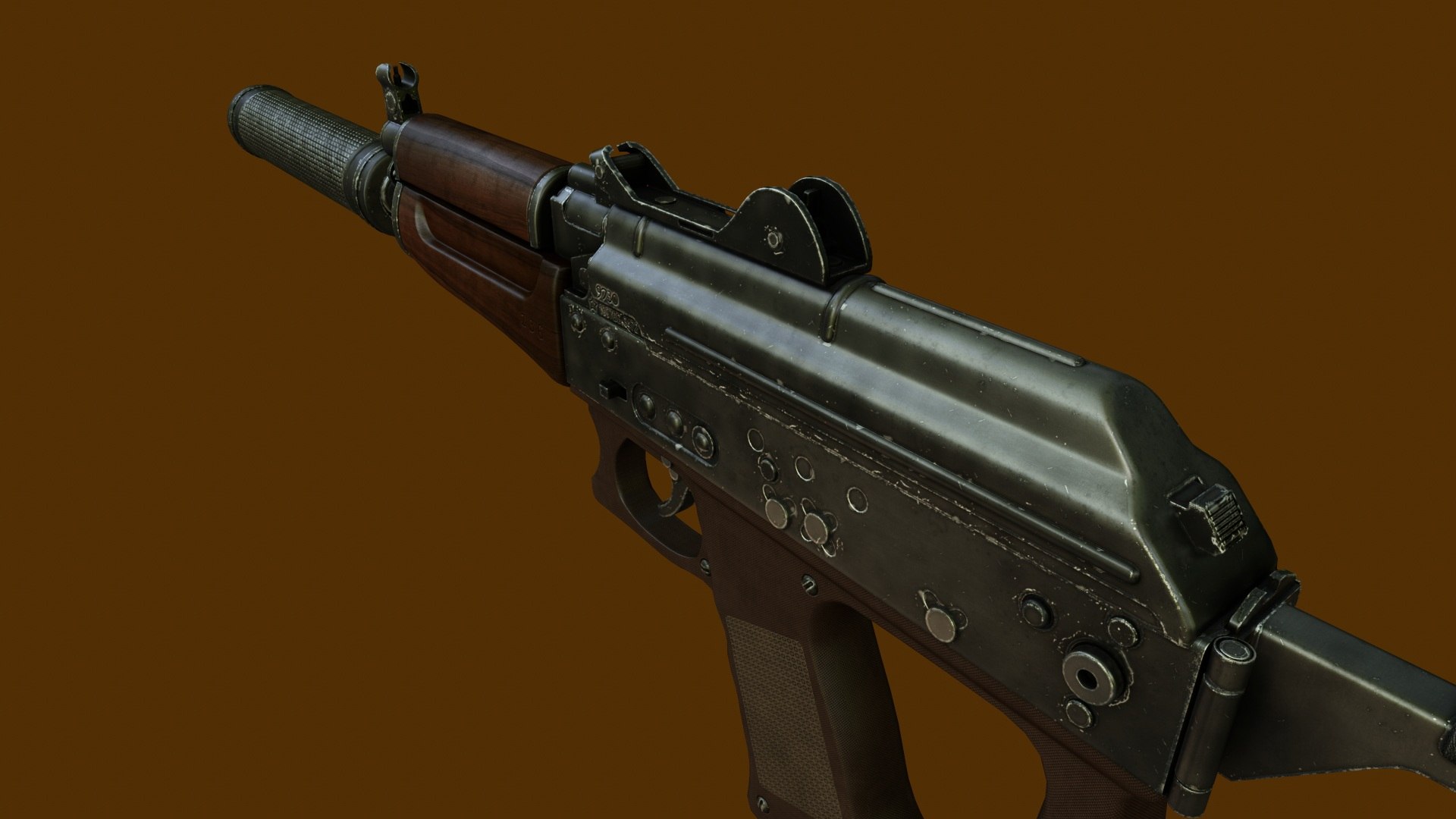 3d 9mm Smg Gepard Model