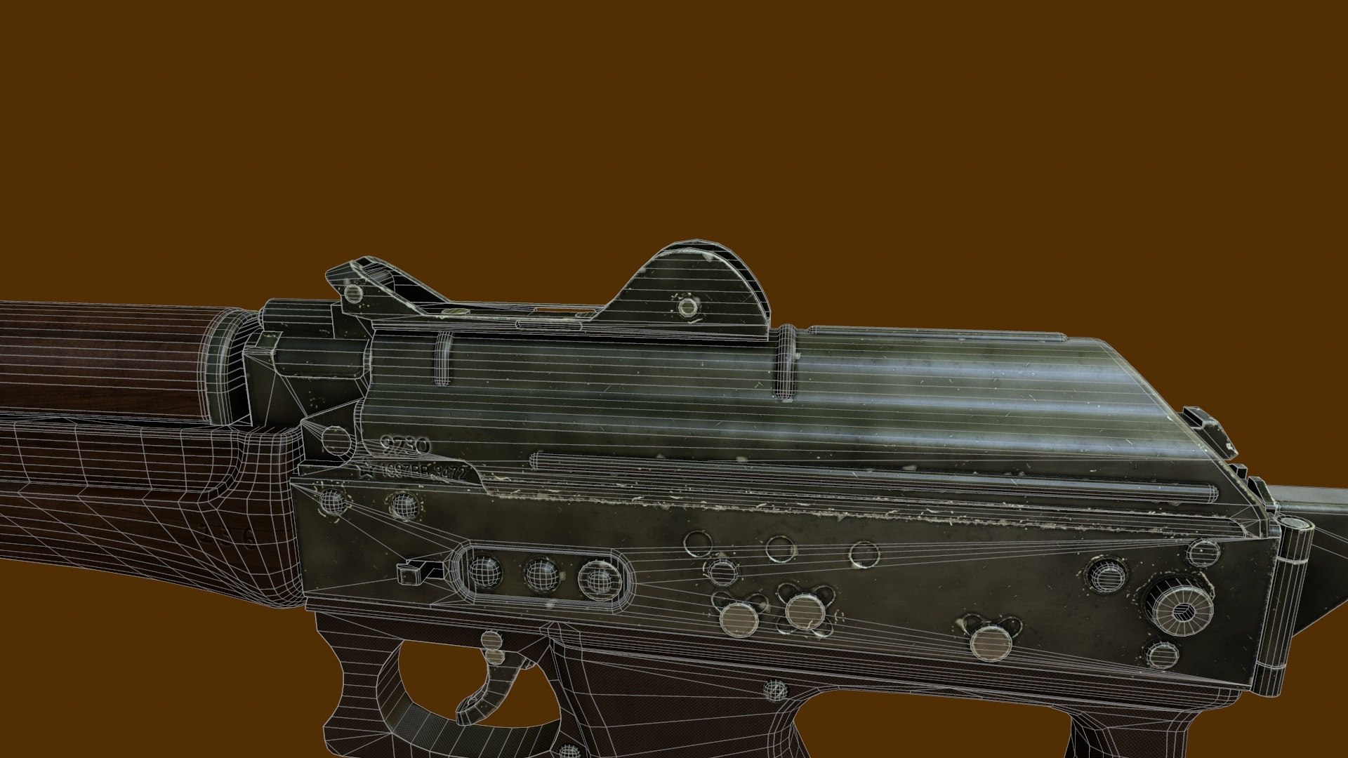 3d 9mm Smg Gepard Model