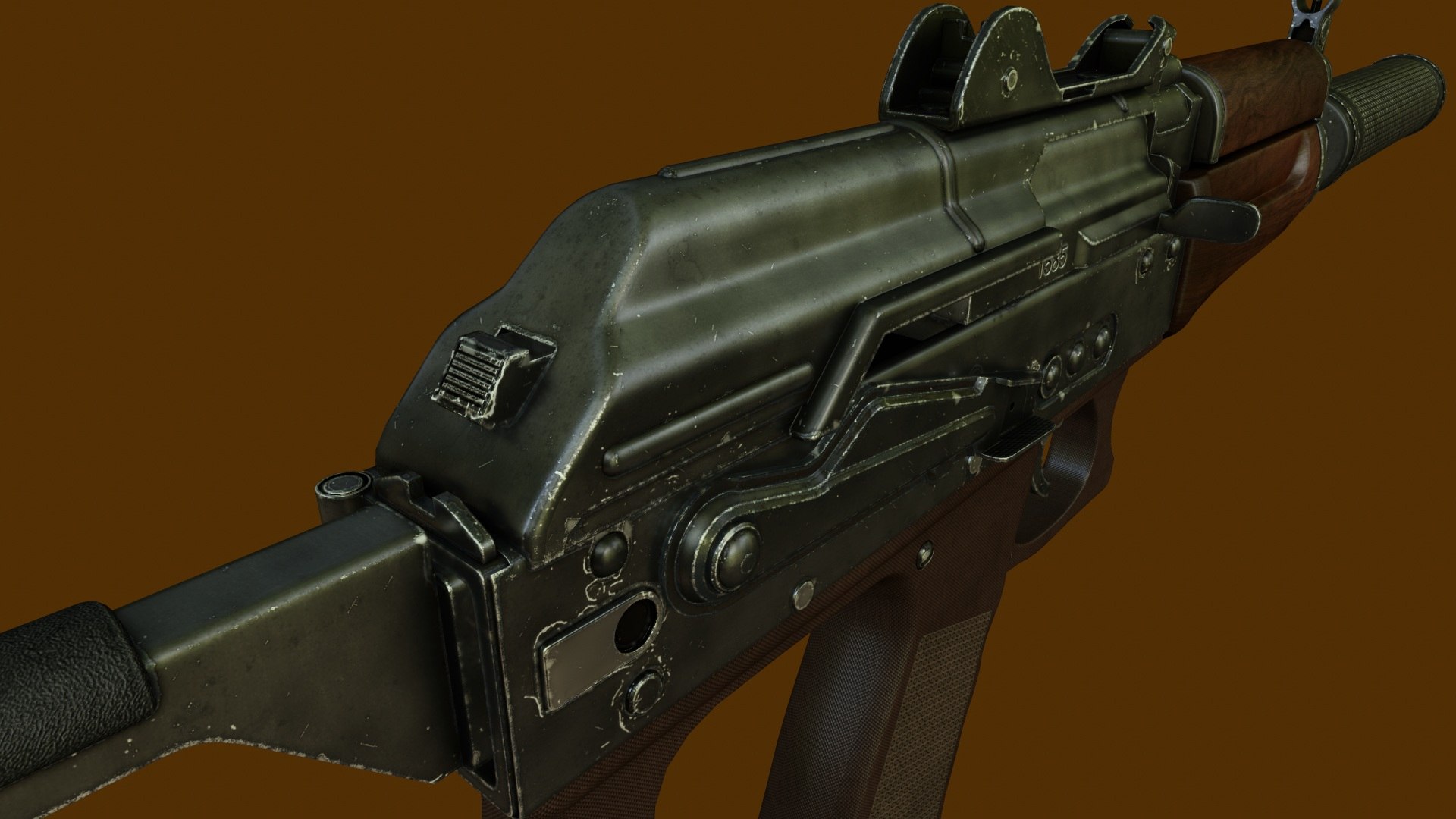 3d 9mm Smg Gepard Model