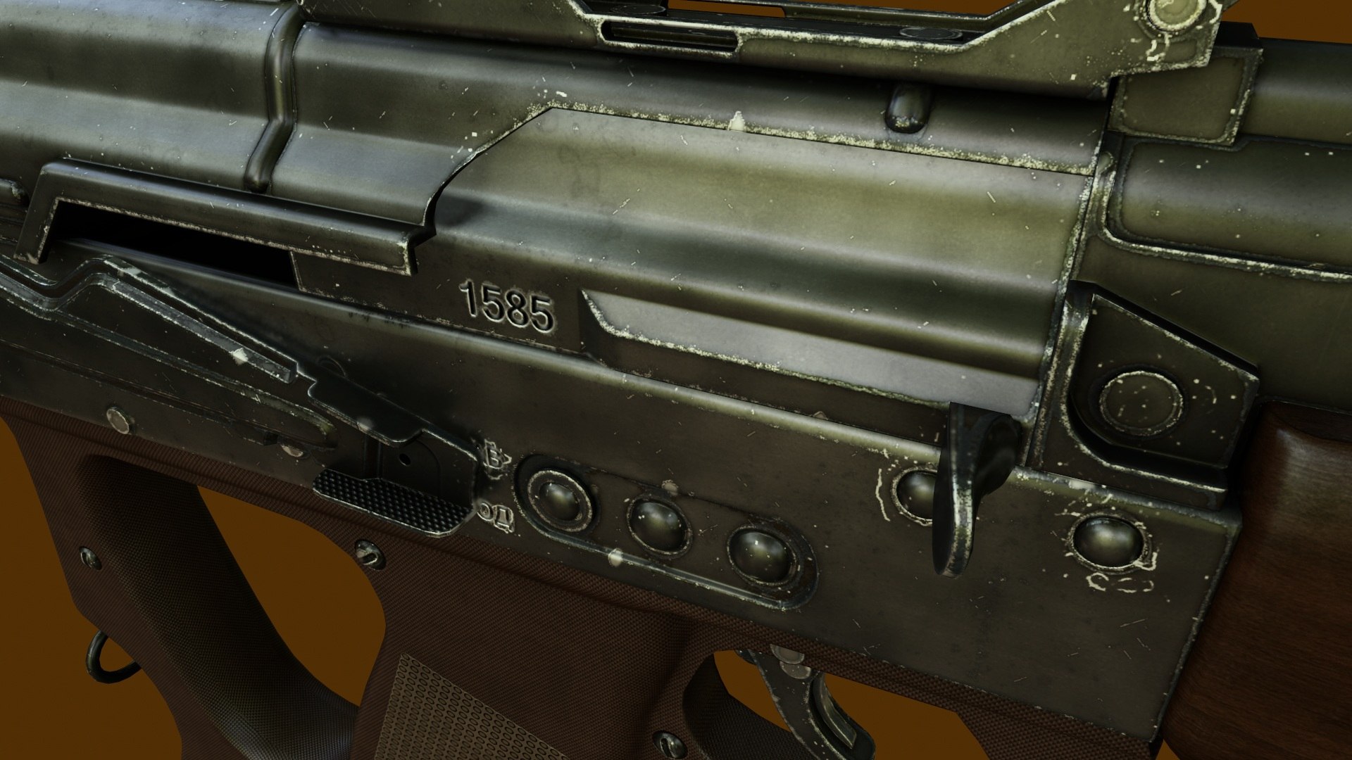 3d 9mm Smg Gepard Model
