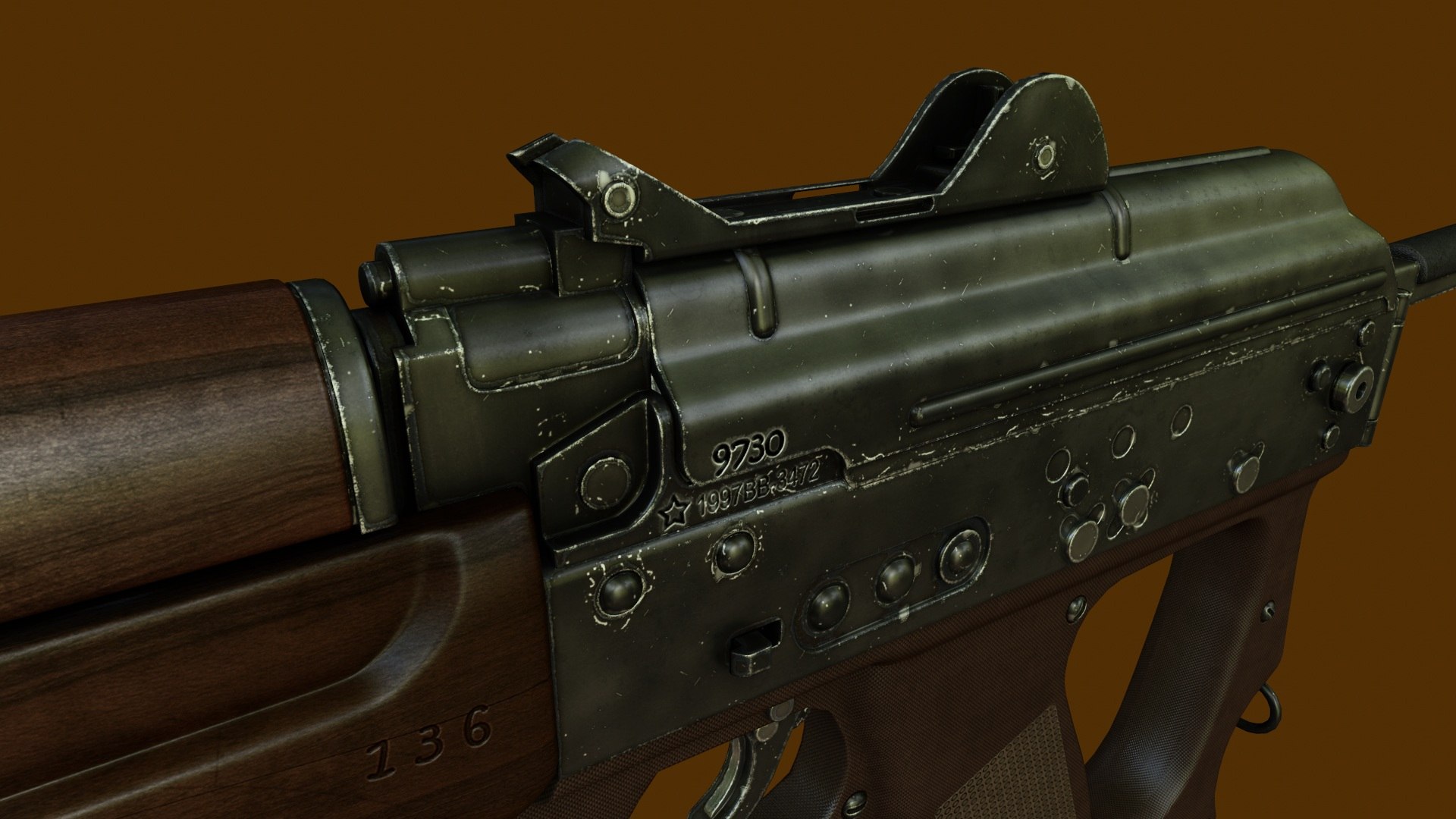 3d 9mm Smg Gepard Model