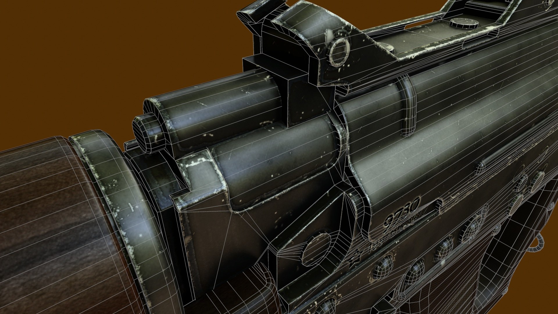 3d 9mm Smg Gepard Model