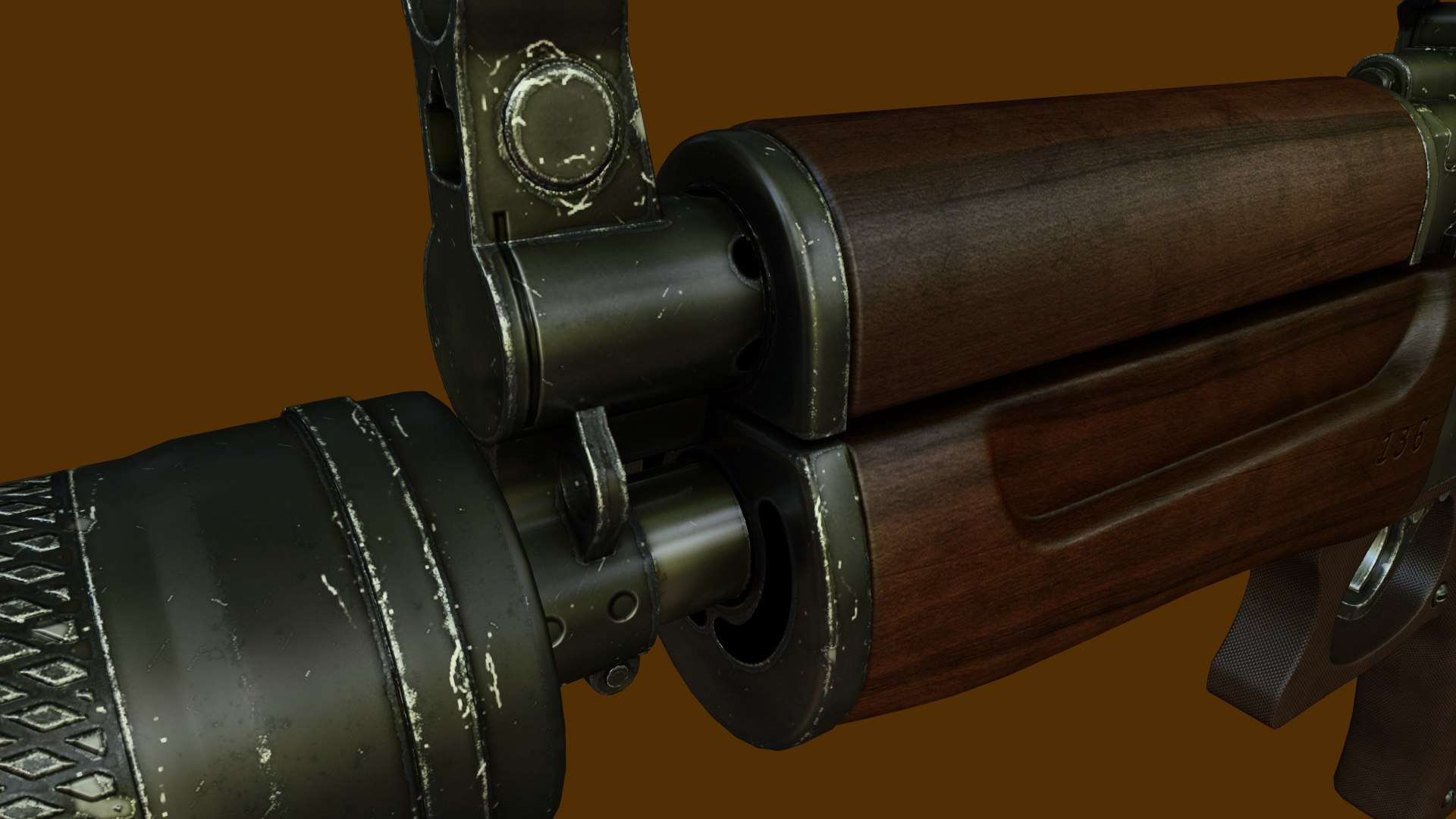 3d 9mm Smg Gepard Model