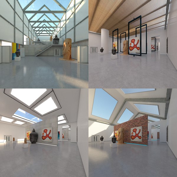 Museum Interior 3D Models for Download | TurboSquid