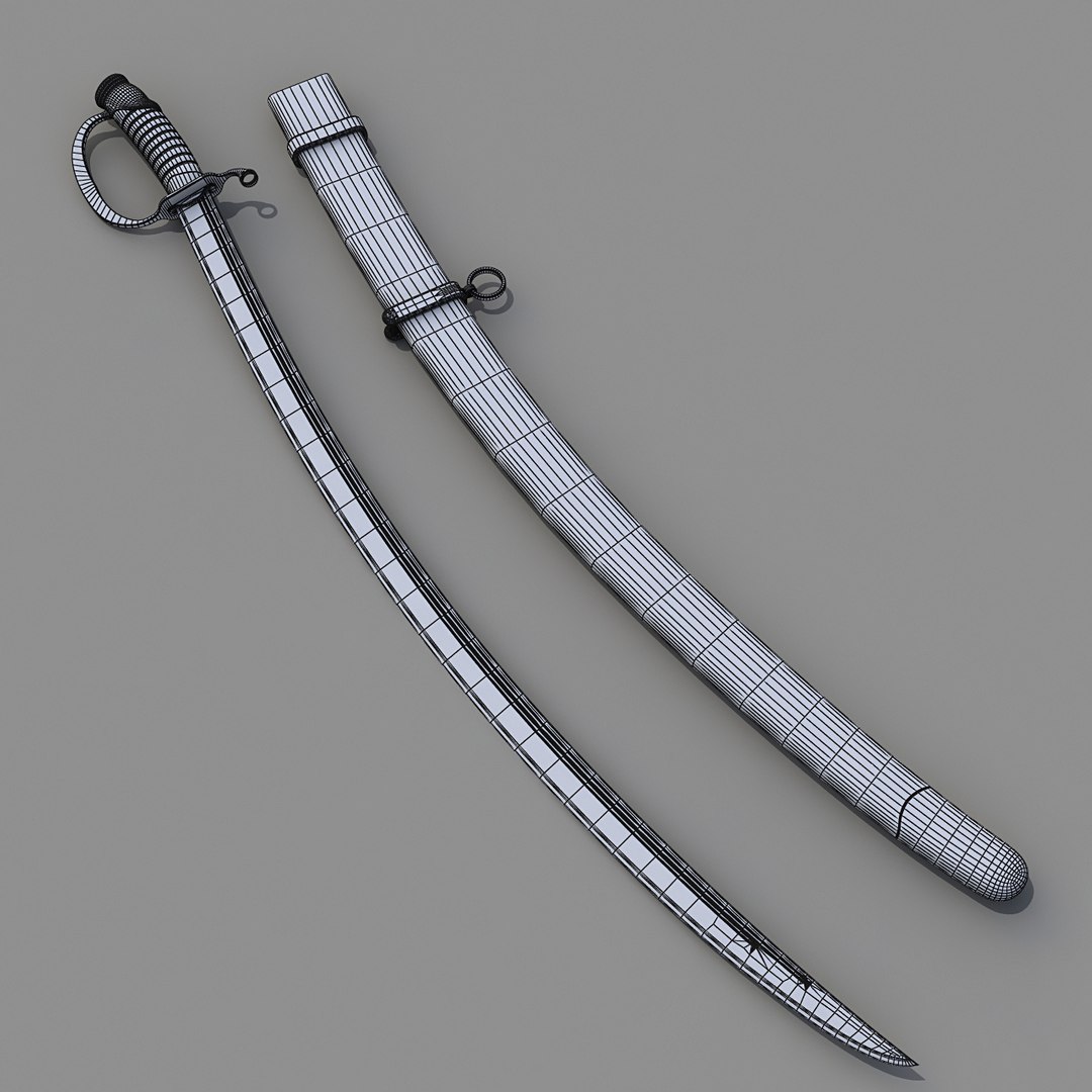 saber sword obj