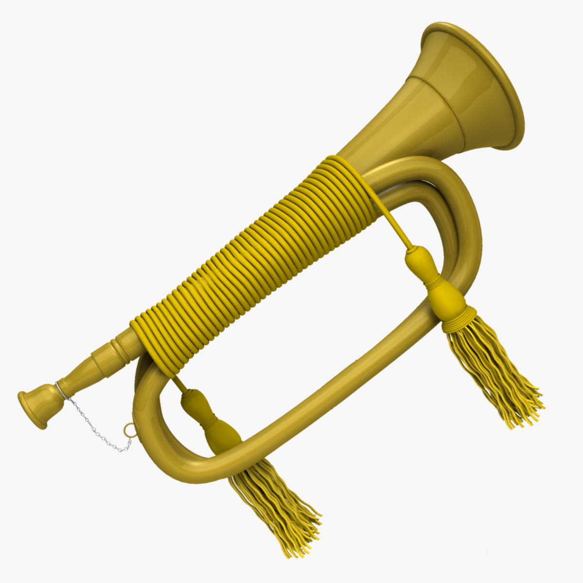 civil war bugle obj