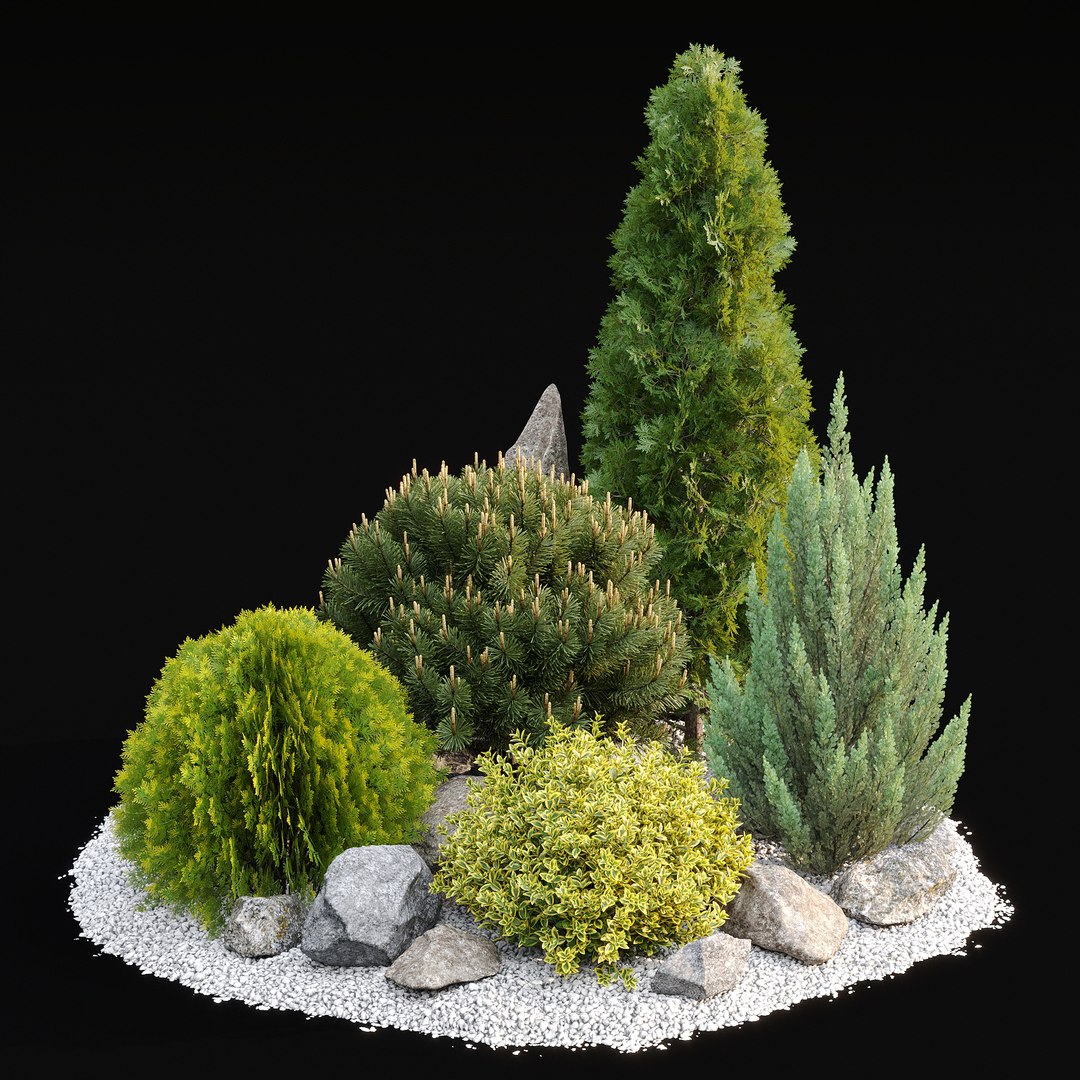 3D Rockery Alpine Hill V1 - TurboSquid 1968957