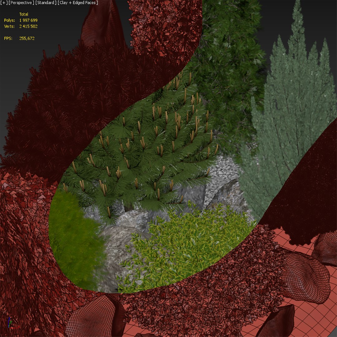 3D Rockery Alpine Hill V1 - TurboSquid 1968957