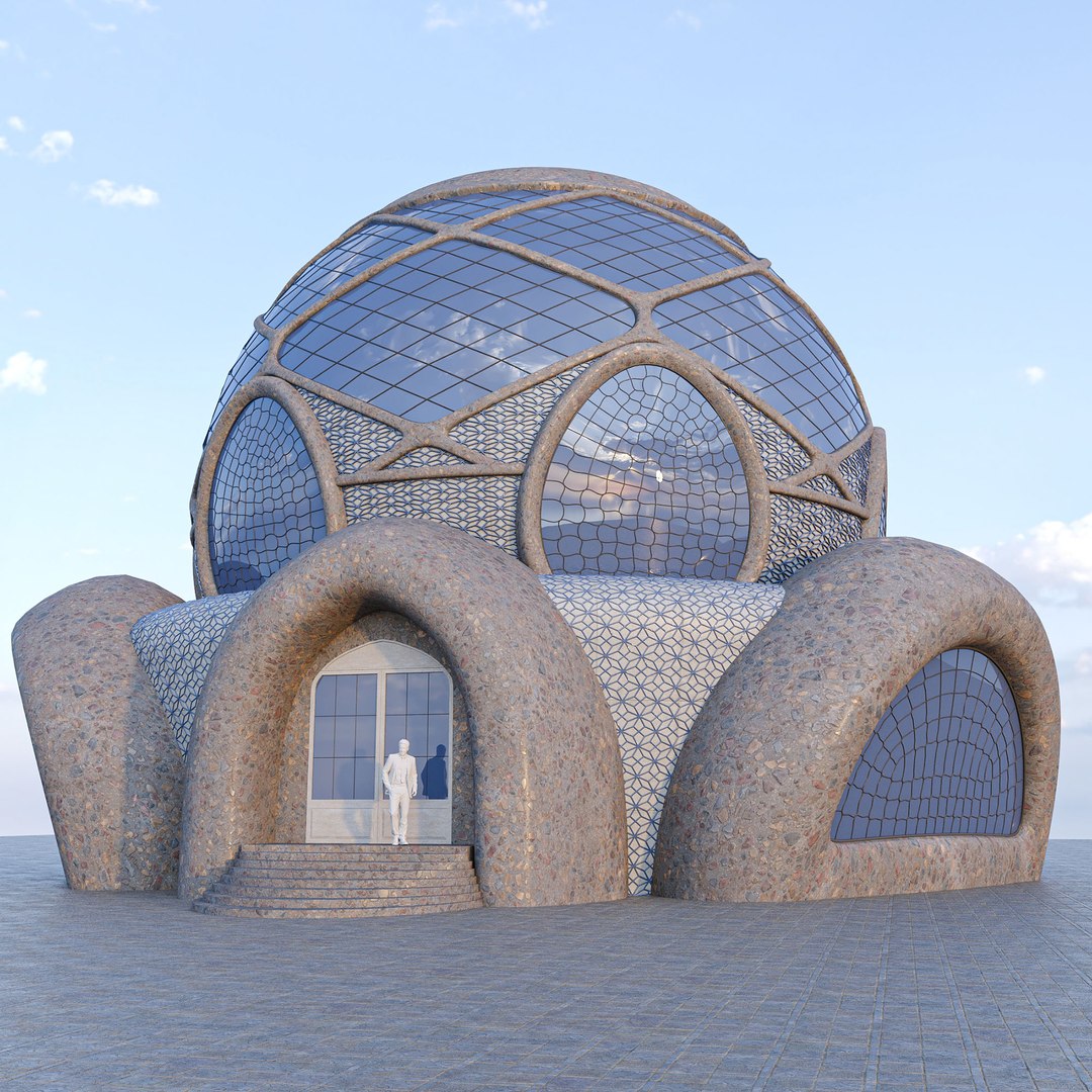 Sphere House 3D Model - TurboSquid 2088705