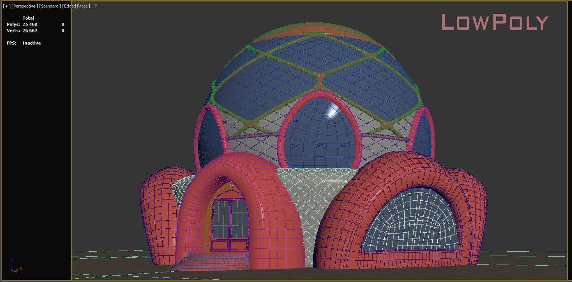 Sphere House 3D Model - TurboSquid 2088705