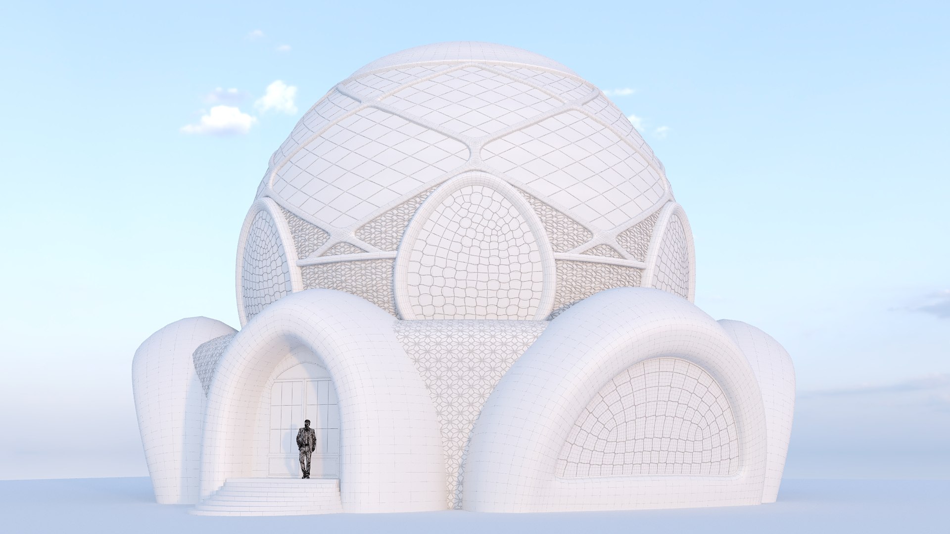 Sphere House 3D Model - TurboSquid 2088705