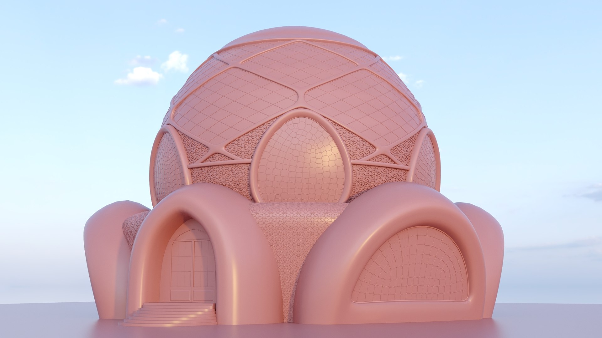 Sphere House 3D Model - TurboSquid 2088705
