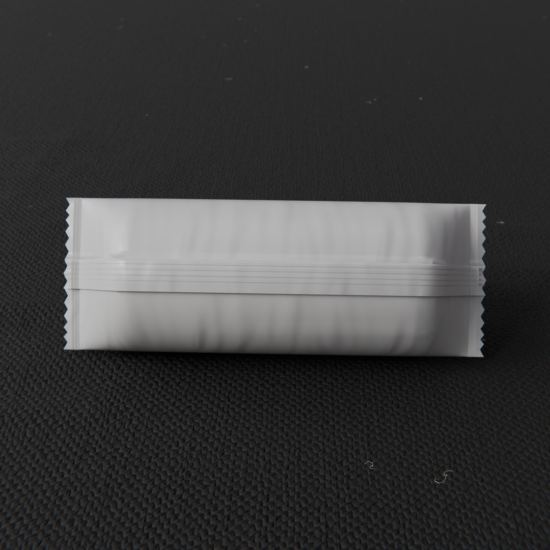 Realistic Biscuit Packet 3D Model - TurboSquid 2356400