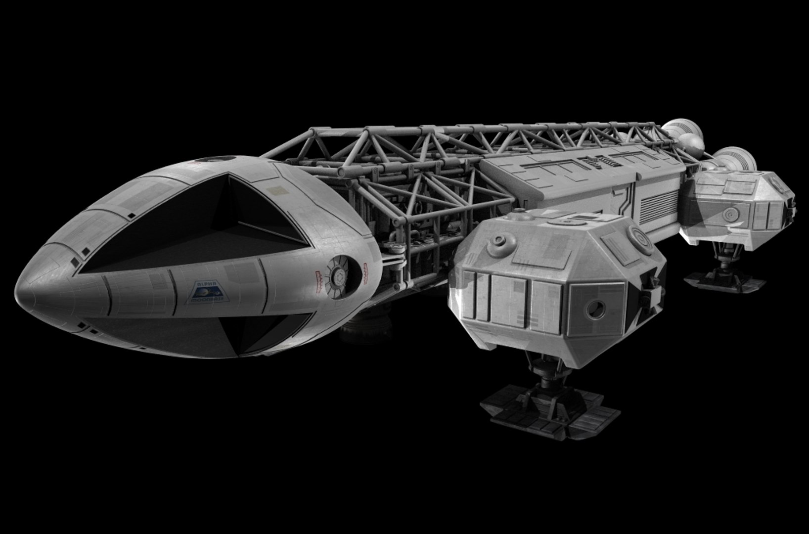 3D Space:1999 Eagle Transporter Model - TurboSquid 1262707