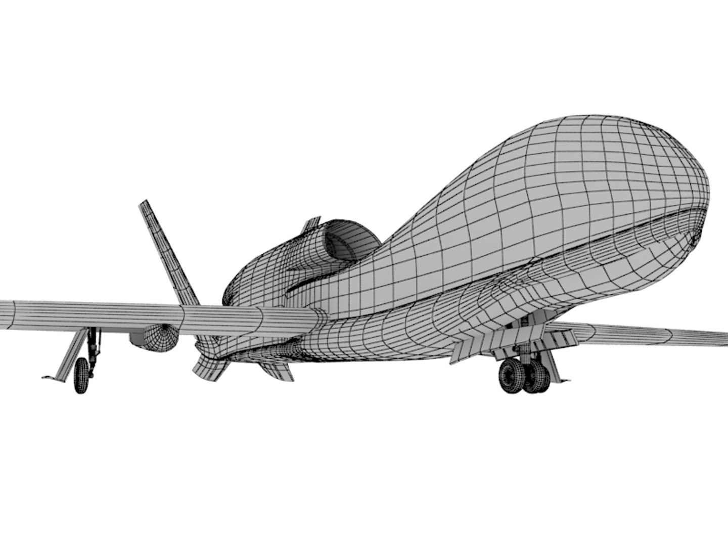 Global Hawk 3d Max